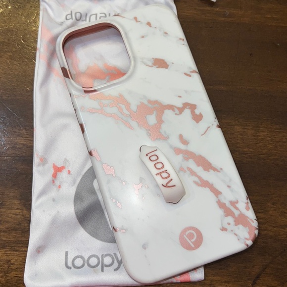 Loopy Case | Cell Phones & Accessories | Loopy Rose Marble Metallic ...